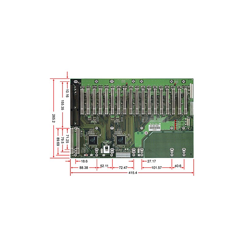 Backplane 5 slots PCI Portwell PICMG1.0