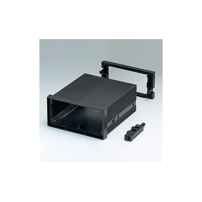 B6032031 / CAJA DIN-MODULAR TIPO A, Vers. I - PPO (UL 94 V-0) - black ...