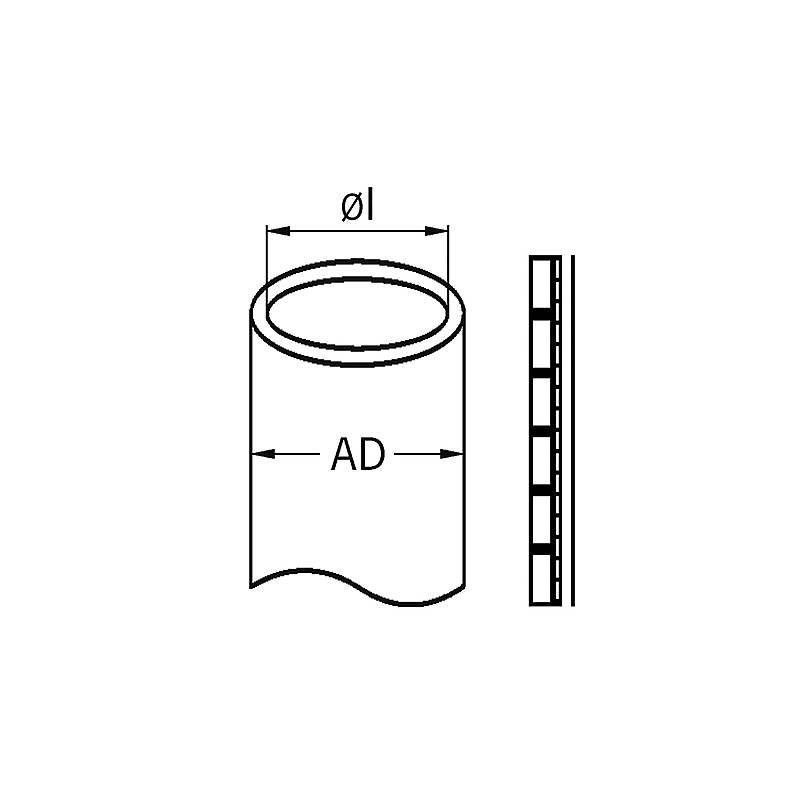 0133.900.007 / Conductos de protección Optoflex - Diámetro: Ext. 10.1 ...