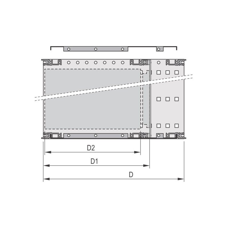 24563-457 / Subrack en kit EuropacPRO 19″ 6 U, F-275 mm para Backplane ...
