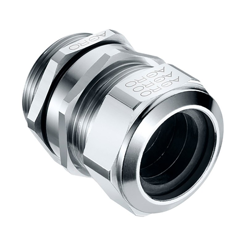 1084.32 / Prensaestopas Progress® EMC powerCONNECT latón niquelado - Rosca métrica entrada CORTA ...