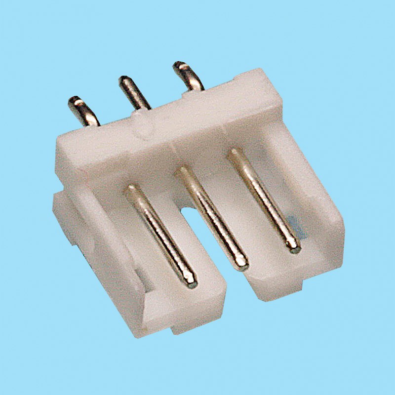 1981 / Conector recto simple fila polarizado paso 2,00 mm