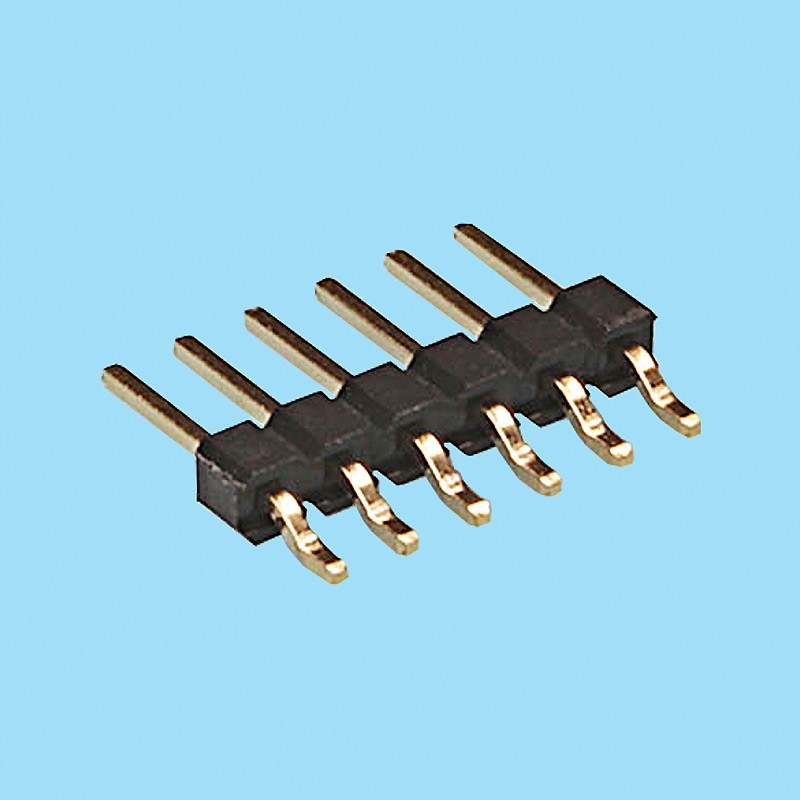 2578 / Regleta acodada simple fila SMD - Paso 2,54 mm - Conectores PCB