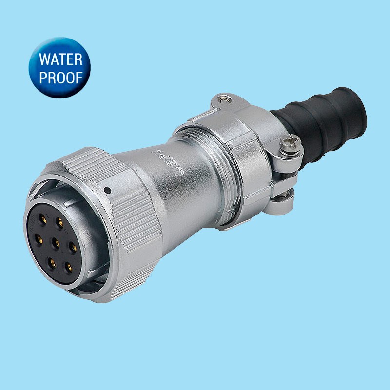 WY-ZI | In-line receptacle with cable clamping plates IP65