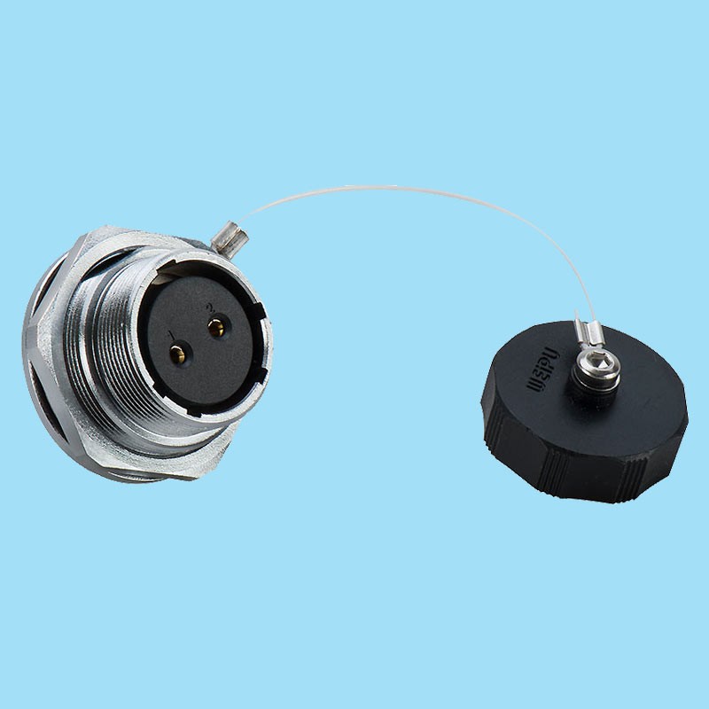 WS-ZMQ | Front-nut mount receptacle - Weipu WS Series