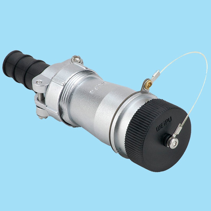 WS-ZY | In-line receptacle with PVC sleeve - Weipu WS Series