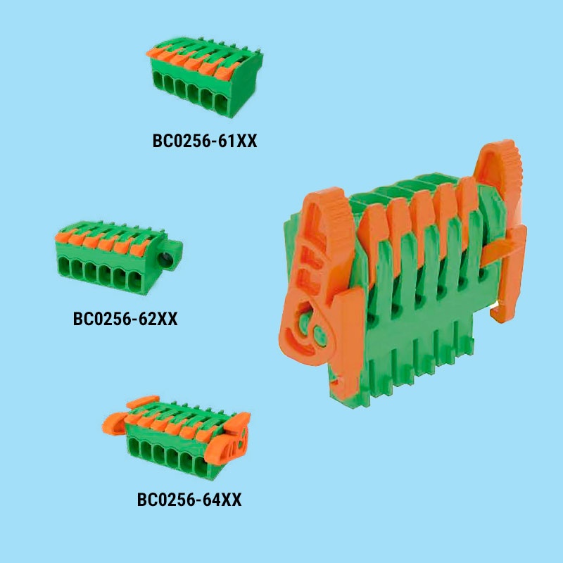 BC02566 / Plug for pluggable terminal block spring P-Lup - 3.81 mm