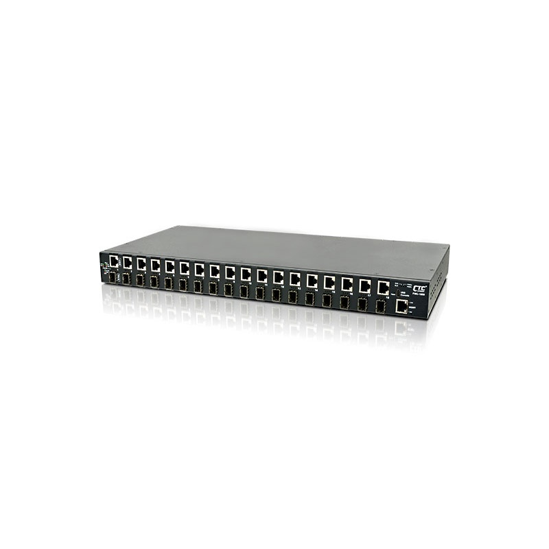 PHB-200M Series: SFP Patching Hub / 20x 100/1000Base-T to 20x 100 ...