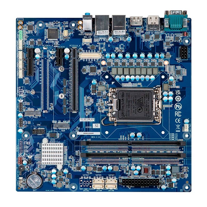 uATX-H610A / Micro-ATX Intel® H610 Chipset, supp. 13th/12th Gen. Intel ...