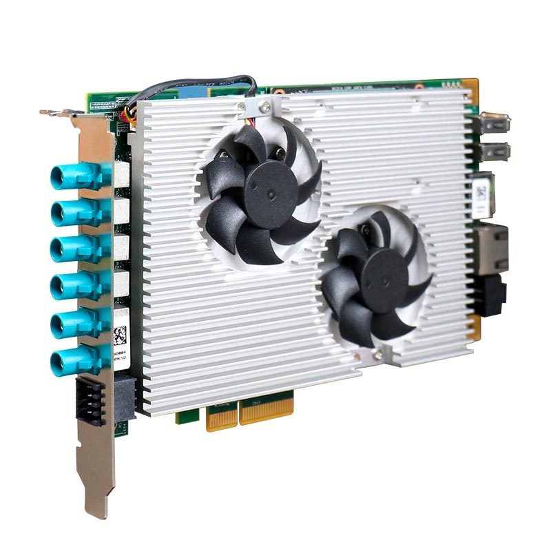 PCIe-GL26 / AI-enabled 6-port GMSL2 Camera Frame Grabber Card