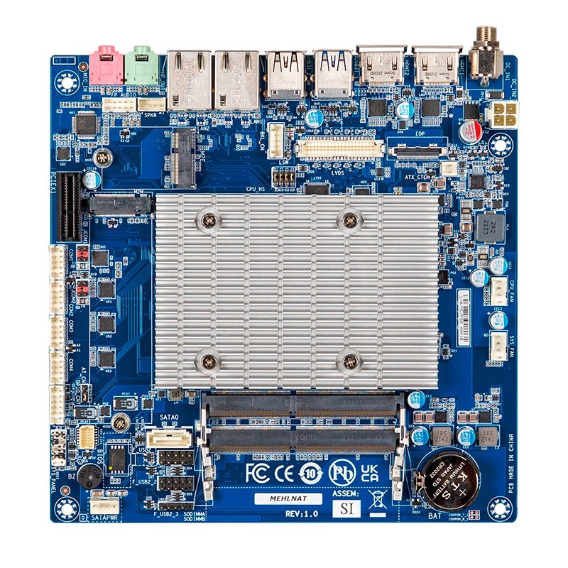 iTXL-6210A / Thin Mini-ITX Embedded Motherboard Intel® Celeron® N6210 Processor