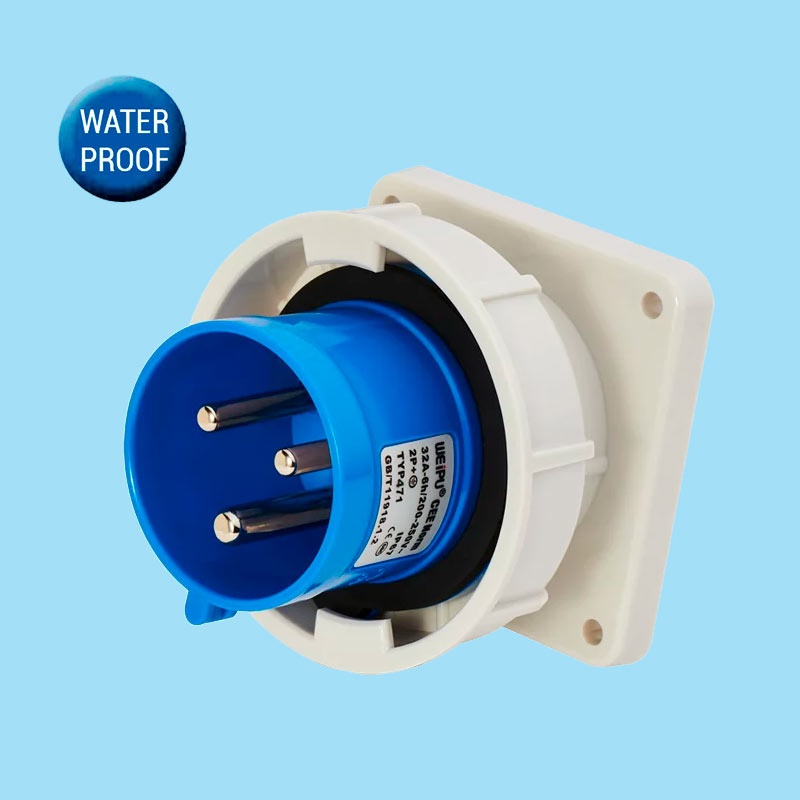 125A-IP67 | CEE Inlet (with CEE/IEC 60309-1, 60309-2)