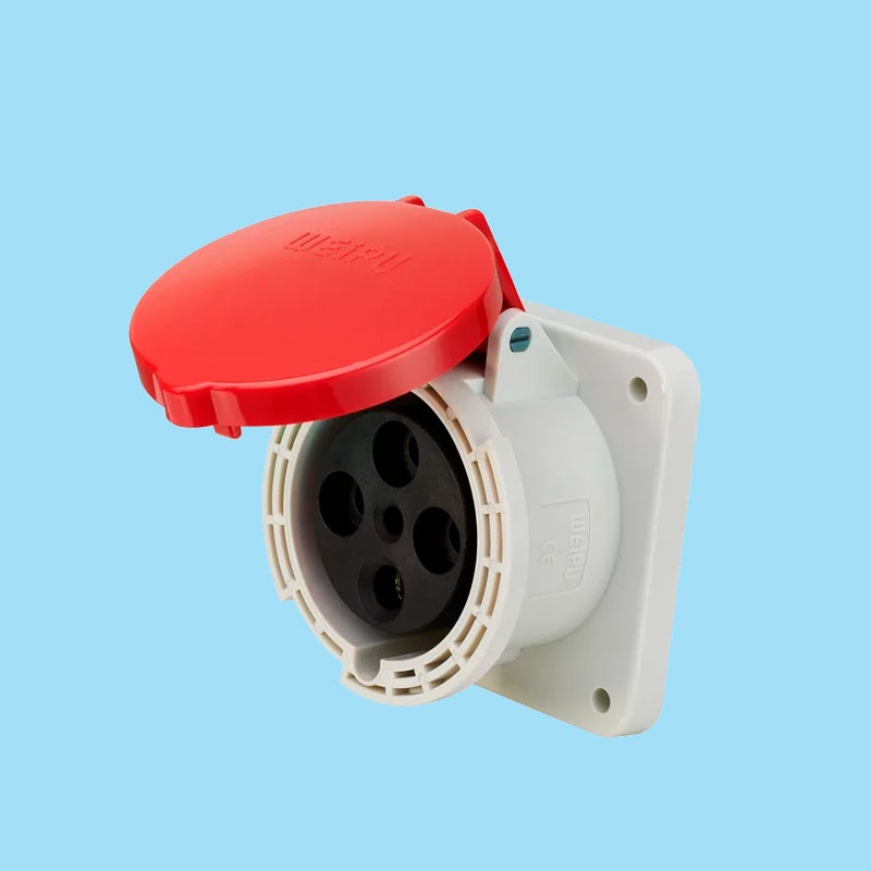 63A-IP44 | CEE Panel mounted socket