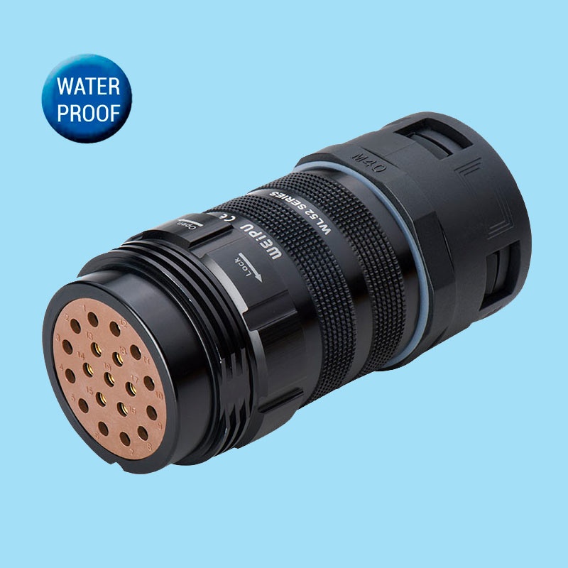 WL52K19ADII | Female cable connector - Plug for M40 x 1.5 Plastic hose ...