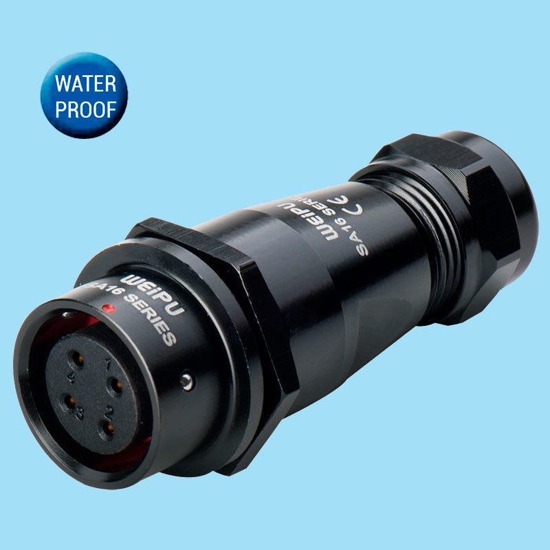 SA1611/S | In-line cable connector - Weipu SA16