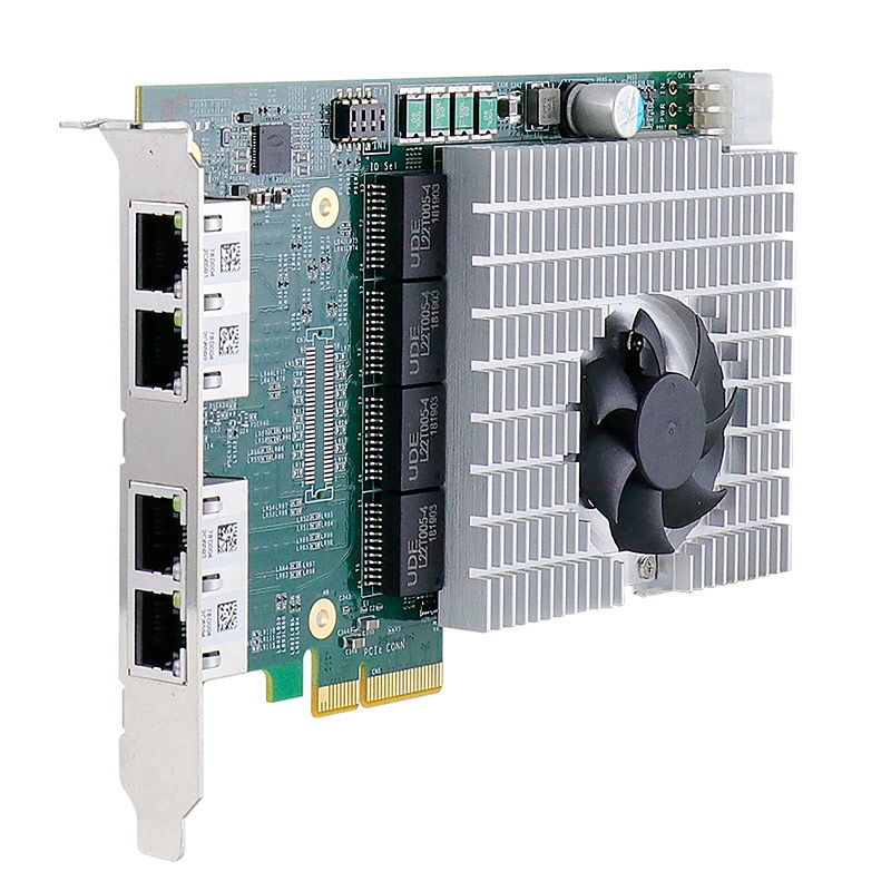 PCIe-PoE454 Series / 4-port 5GBASE-T Ethernet 802.3at PoE+ Frame ...