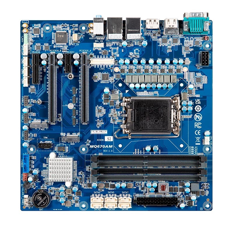 uATX-Q670A / Micro-ATX Intel® Q670 Chipset, support 13th/12th Gen Core