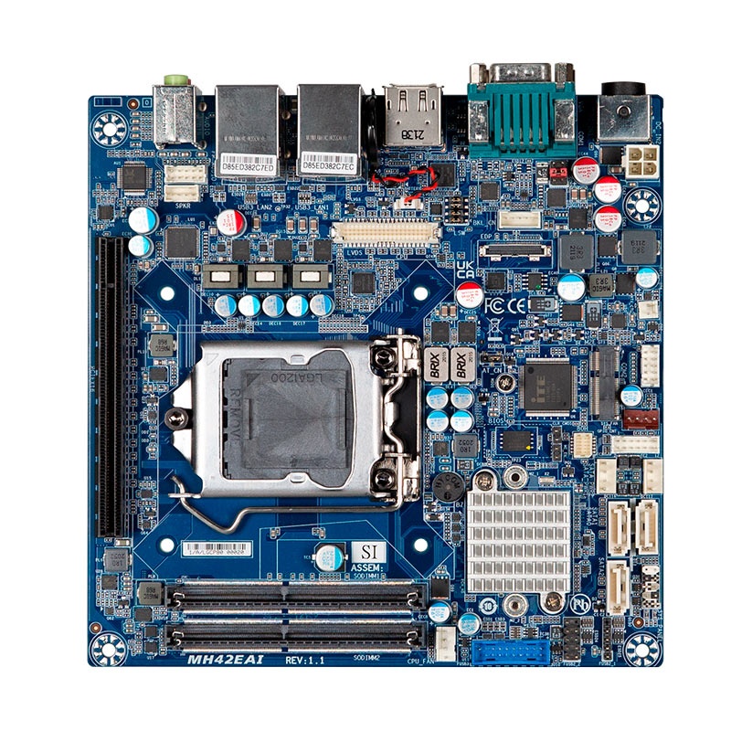 mITX-H42EA / Mini-ITX Intel® H420E Chipset, supp 10th Gen Intel® Core ...
