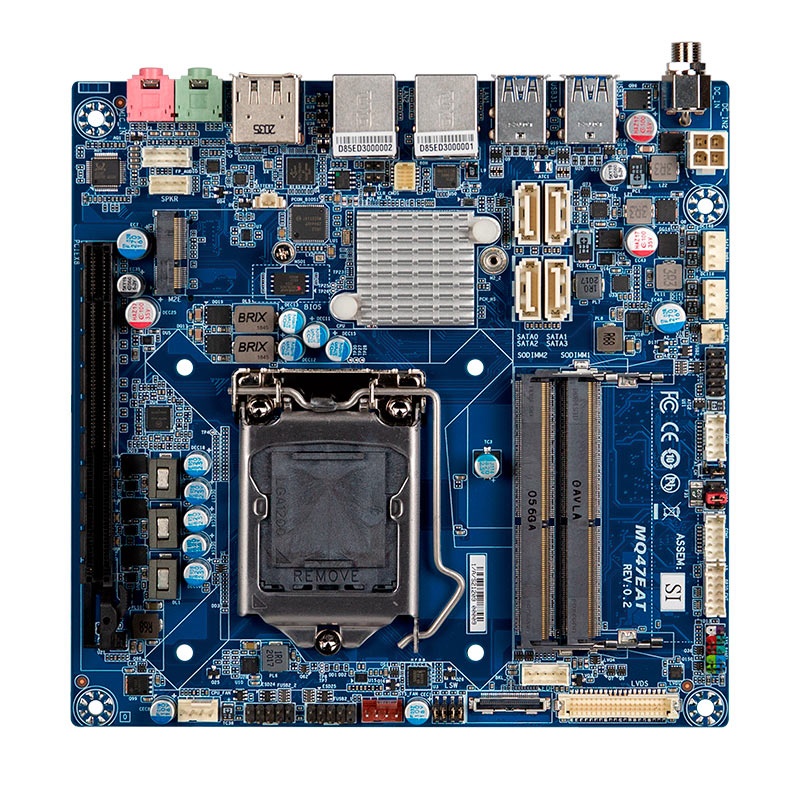 iTXL-Q47EA / Thin Mini-ITX w/ Intel Q470E Chipset, supp. 10th Gen Core