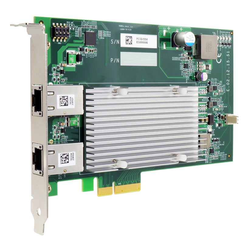 PCIe-PoE550X / 2-port 10GbE network adapter with IEEE 802.3at PoE+ ...