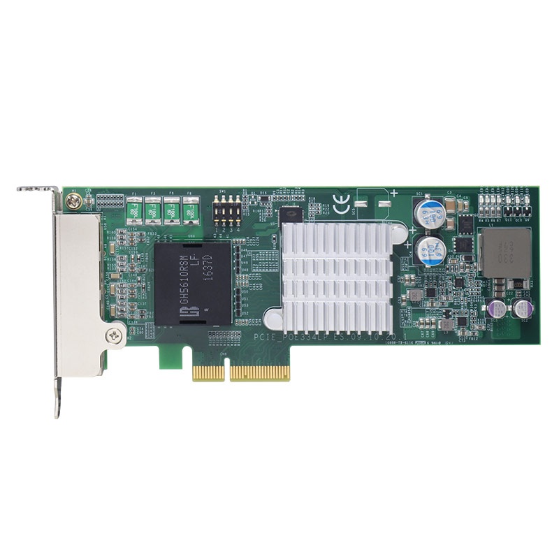 PCIe-PoE334LP / Low-profile 4-port server-grade gigabit mobile ...