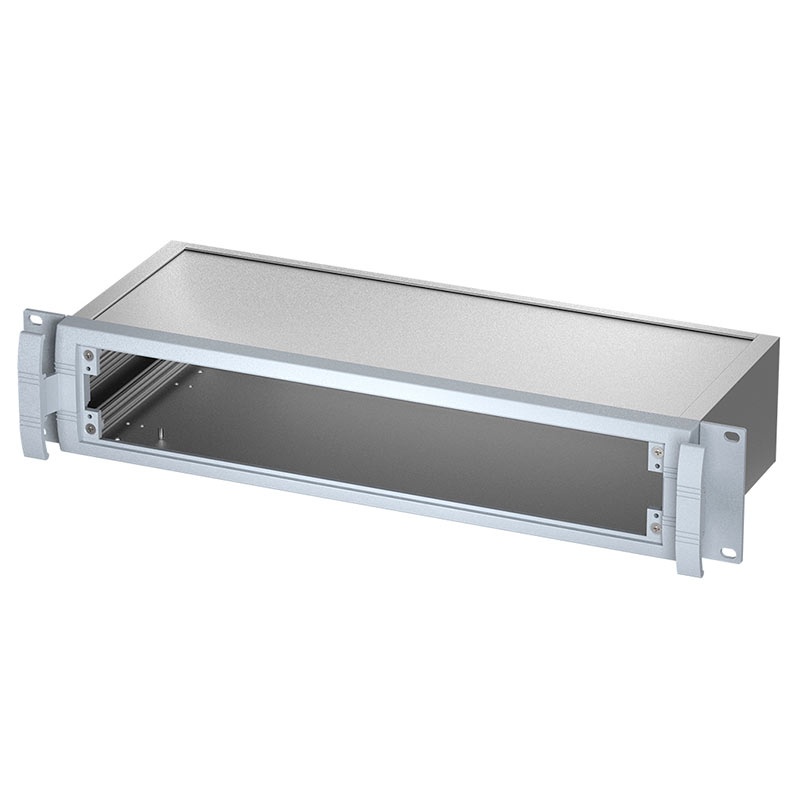 Caja de aluminio METTEC 19", 2Ux167 mm