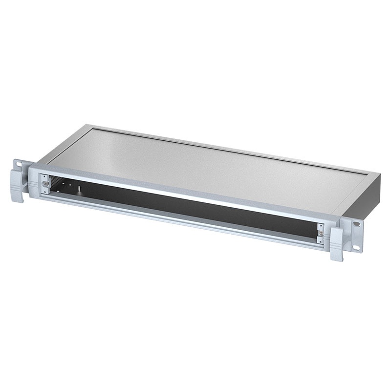 Caja de aluminio METTEC 19", 1Ux167mm