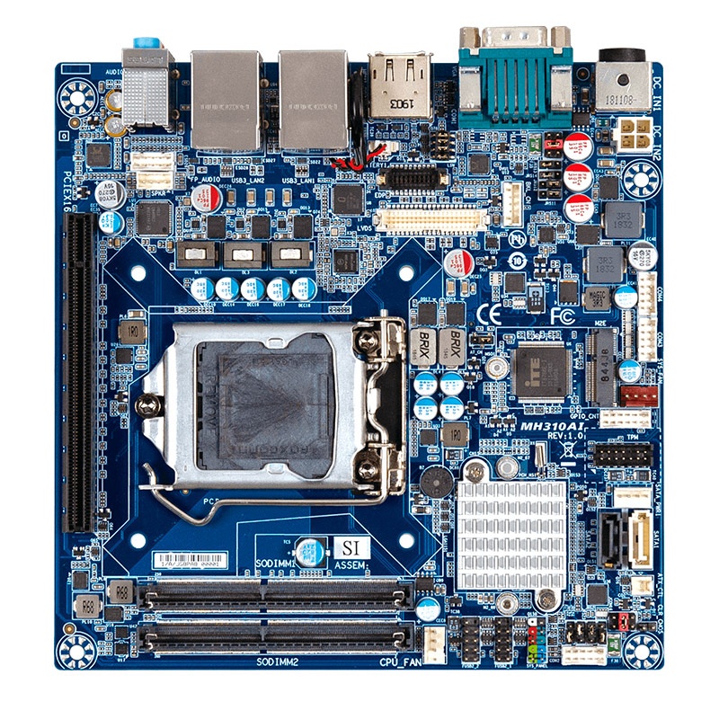 mITX-H310A / Mini-ITX Intel® H310 Chipset, spp 9th/8th Gen Core Processors