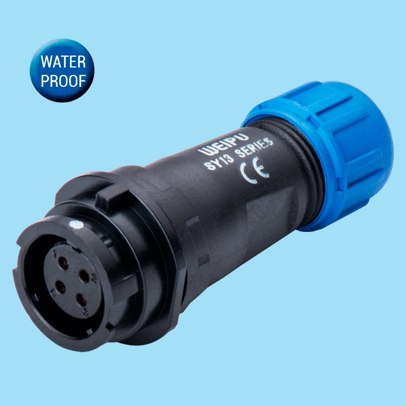 SY1311C/S | In-line cable connector female - Weipu SY13