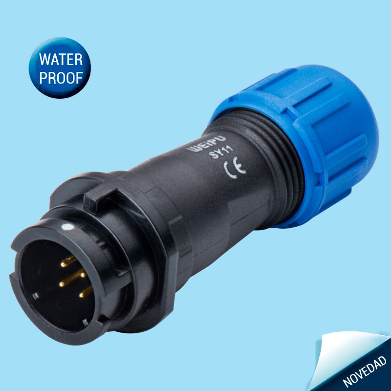 SY1111C/P | In-line cable connector | Weipu SY11