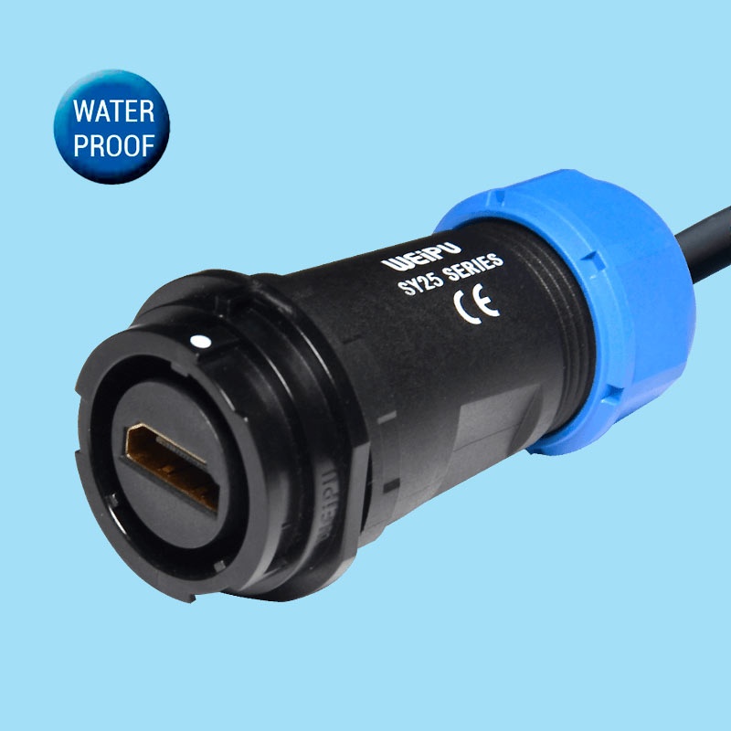 SY2511/SHDMI | Receptacle with HDMI adapter | Weipu SY25