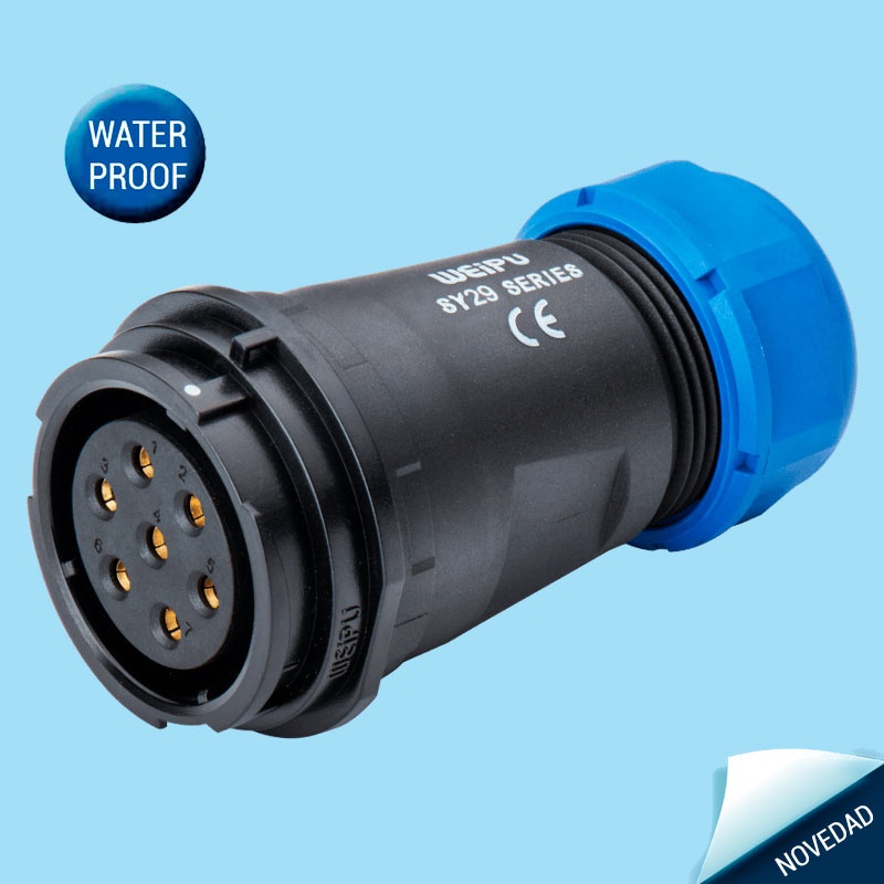 SY2911C/S | In-line cable connector | Weipu SY29