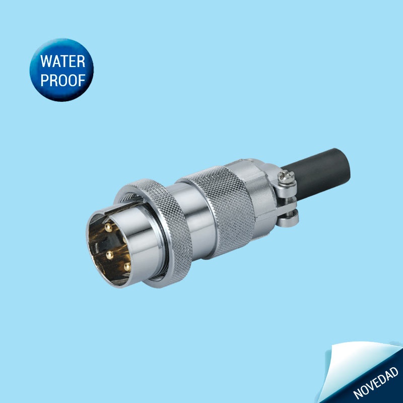 WB25-TI | Plug with rubber sleeve | Weipu