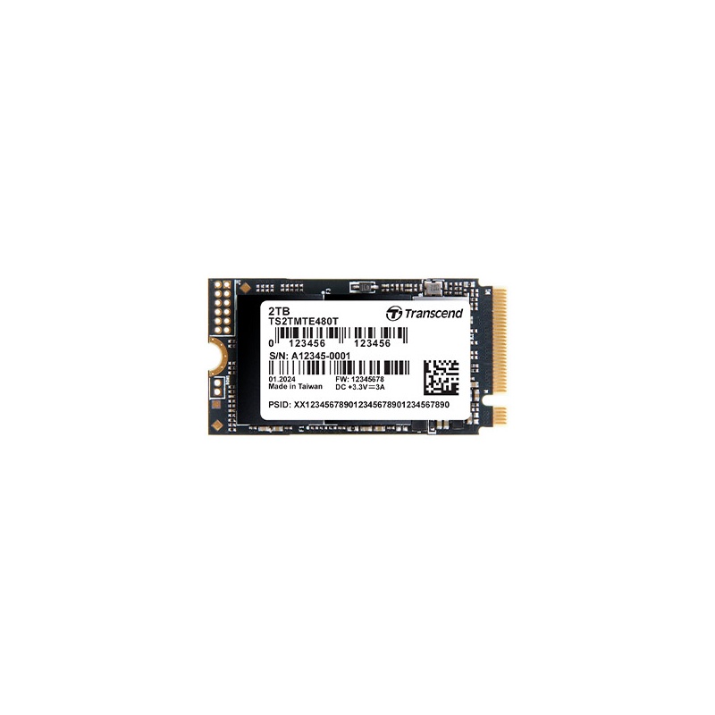 MTE480T / PCIe M.2 SSD con SED, flash 3D NAND 112 capas, PCIe Gen 4 x4