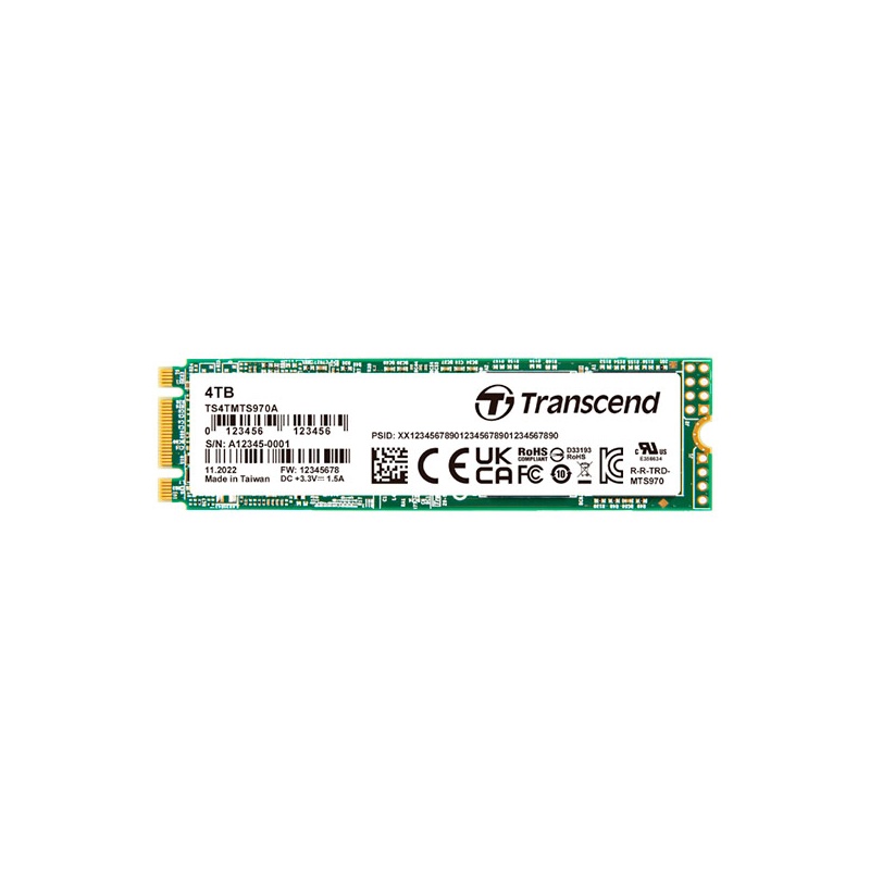 MTS970A / M.2 SSD de Transcend SED SATA III con flash 3D NAND de 112 capas