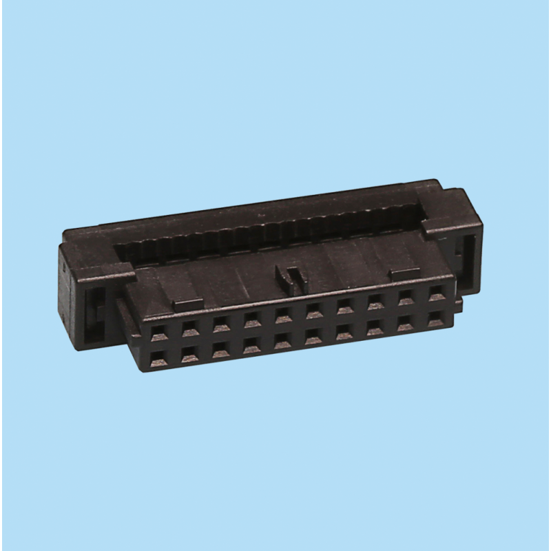 2070 / Conector hembra recto para cable plano - Paso 2,00 x 2,00 mm