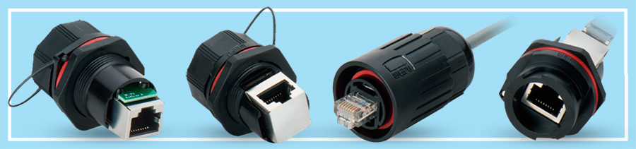 Series RJ45 Weipu - Conectores IP67 Ethernet