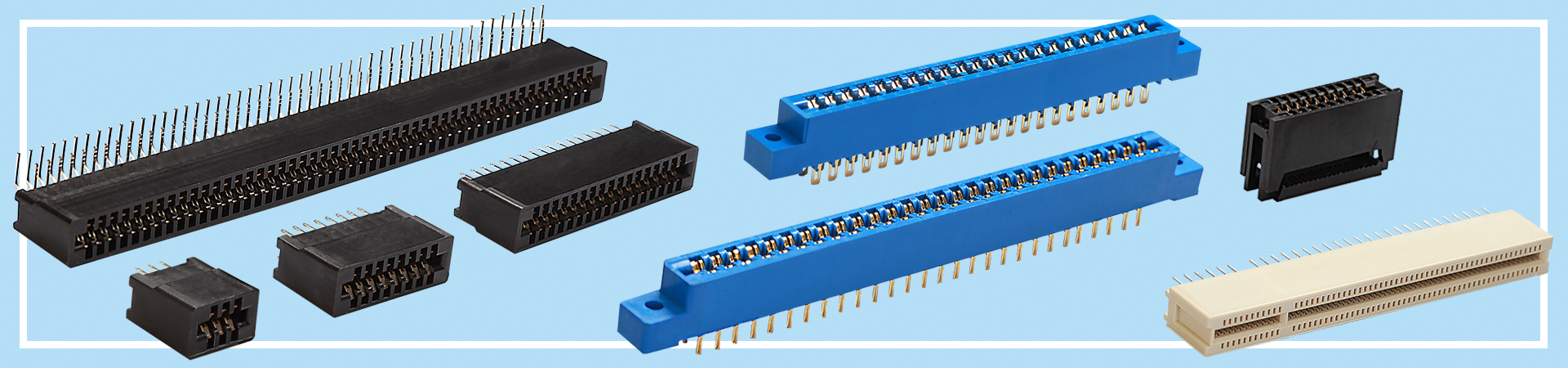 Conectores borde de placa